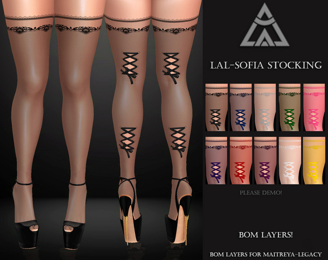 Second Life Marketplace - LAL-Sofia stocking (ONLY BOM)